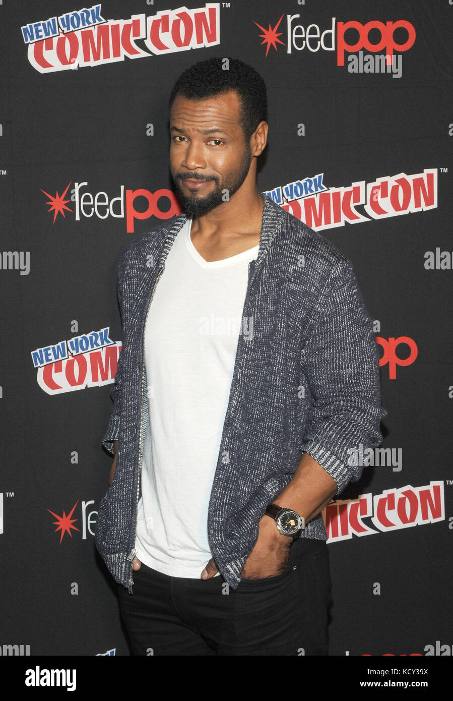 New York, NY, USA. 07th Oct, 2017. Isiah Mustafa from the cast of the ...