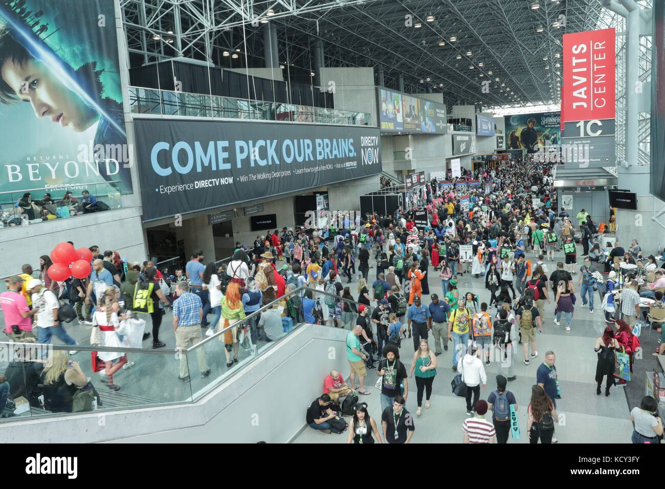 Javits Convention Center, New York, USA, October 07 2017 - Thousands of ...