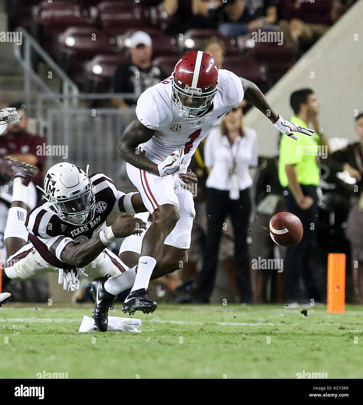 October 6, 2017: Alabama Crimson Tide wide receiver Robert Foster (1 ...
