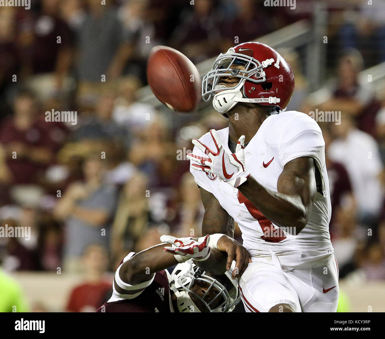October 6, 2017: Alabama Crimson Tide wide receiver Robert Foster (1 ...