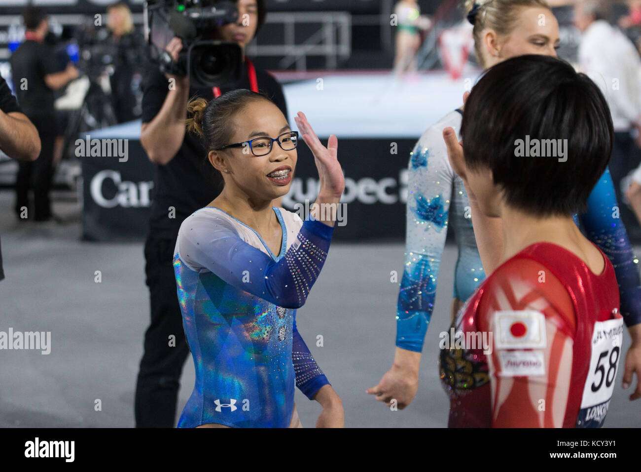 Montreal, Canada. 06th Oct, 2017. Gold medal winner Morgan Hurd of ...