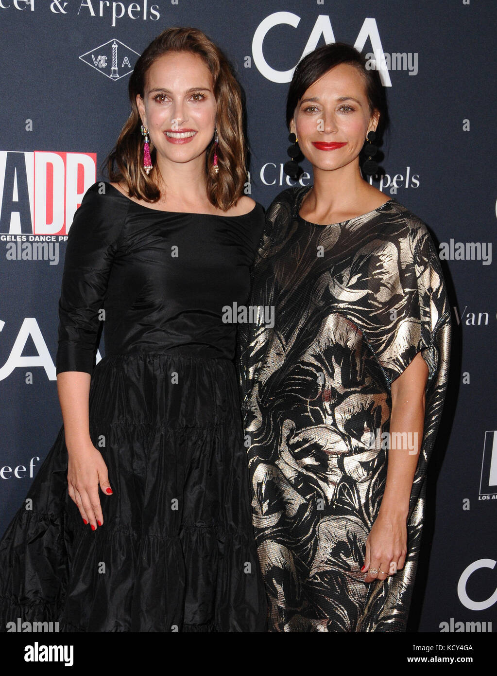 Los Angeles, CA, USA. 7th Oct, 2017. Natalie Portman, Rashida Jones. L ...