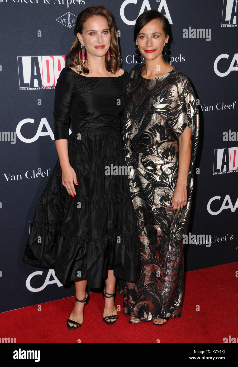 Los Angeles, CA, USA. 7th Oct, 2017. Natalie Portman, Rashida Jones. L ...