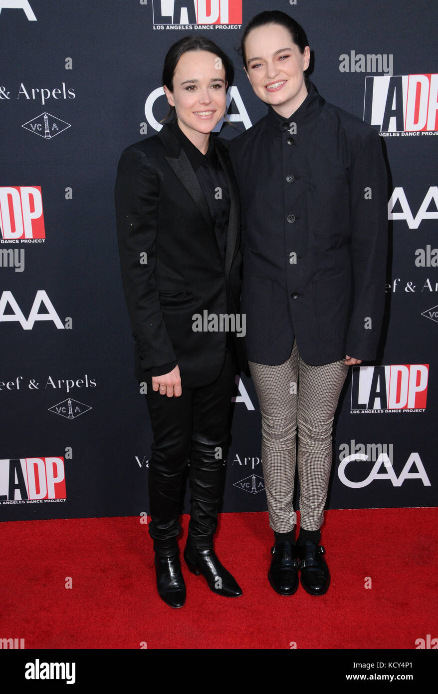 Los Angeles, CA, USA. 7th Oct, 2017. Ellen Page, Emma Portner. L.A ...