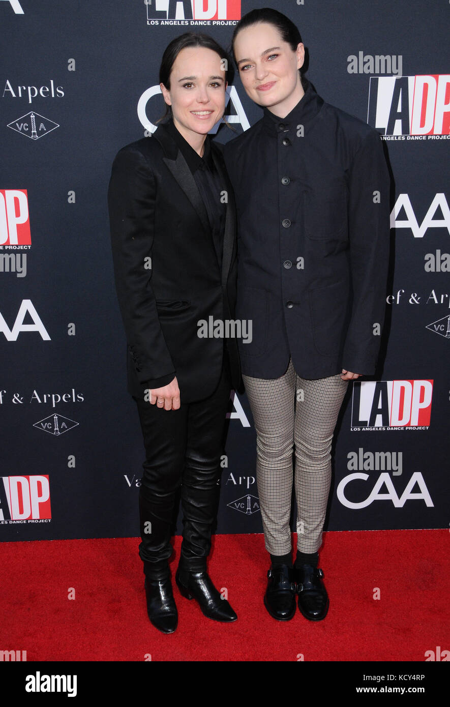 Los Angeles, CA, USA. 7th Oct, 2017. Ellen Page, Emma Portner. L.A ...