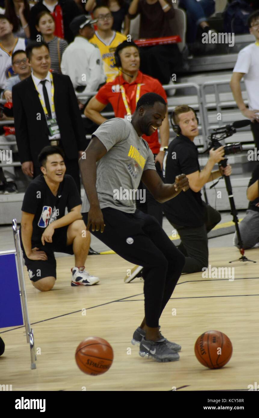 Shanghai, Shanghai, China. 7th Oct, 2017. Members of Golden State ...