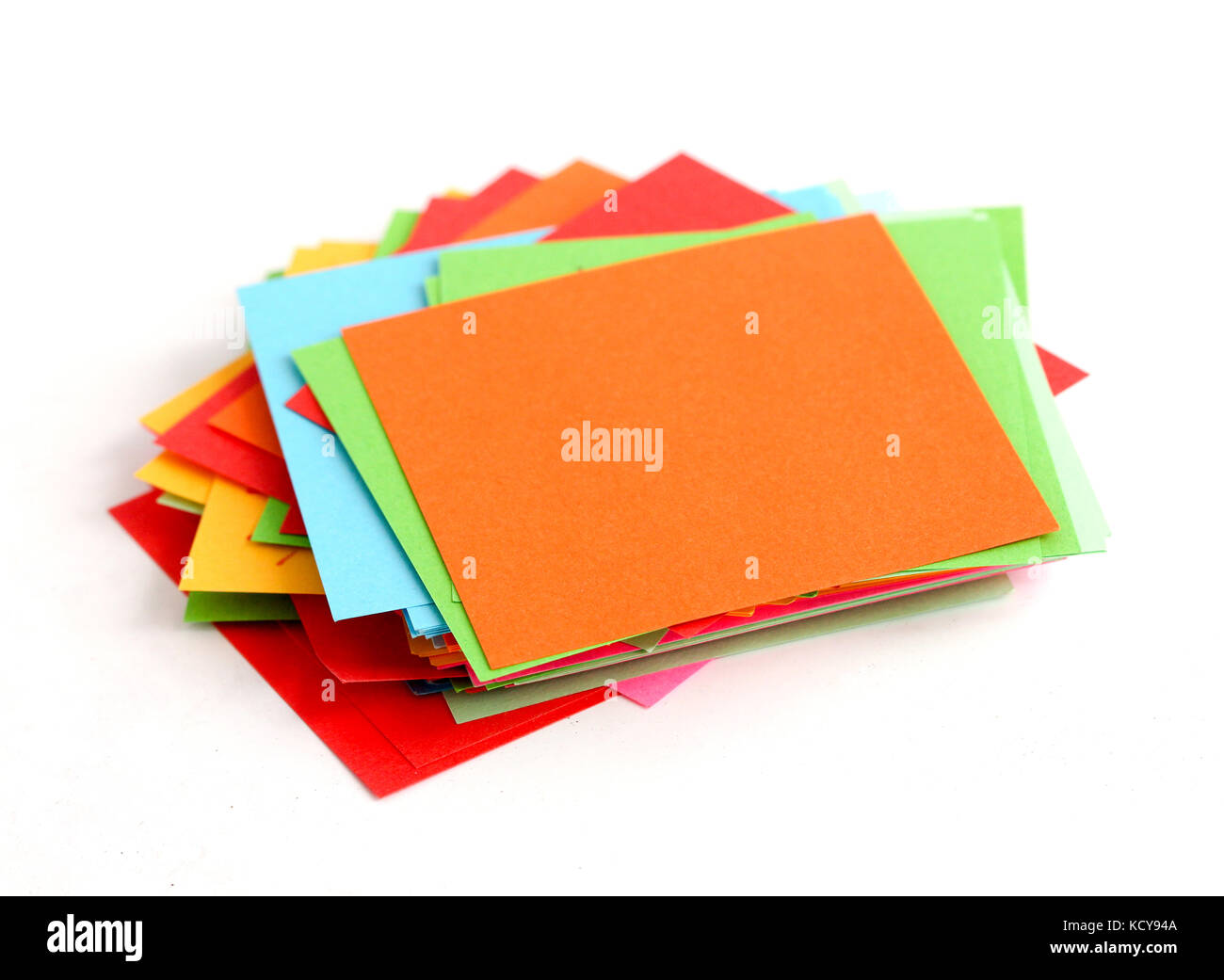picture of a Note papers on white background Stock Photo - Alamy