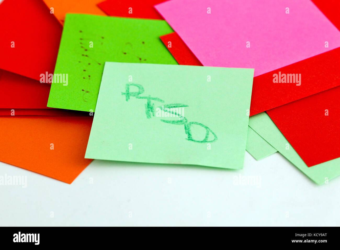 picture of a Note papers on white background,ptsd text Stock Photo - Alamy