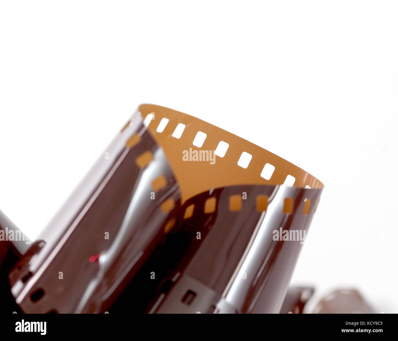 ,pictureof a vintage camera film roll on white background Stock Photo ...