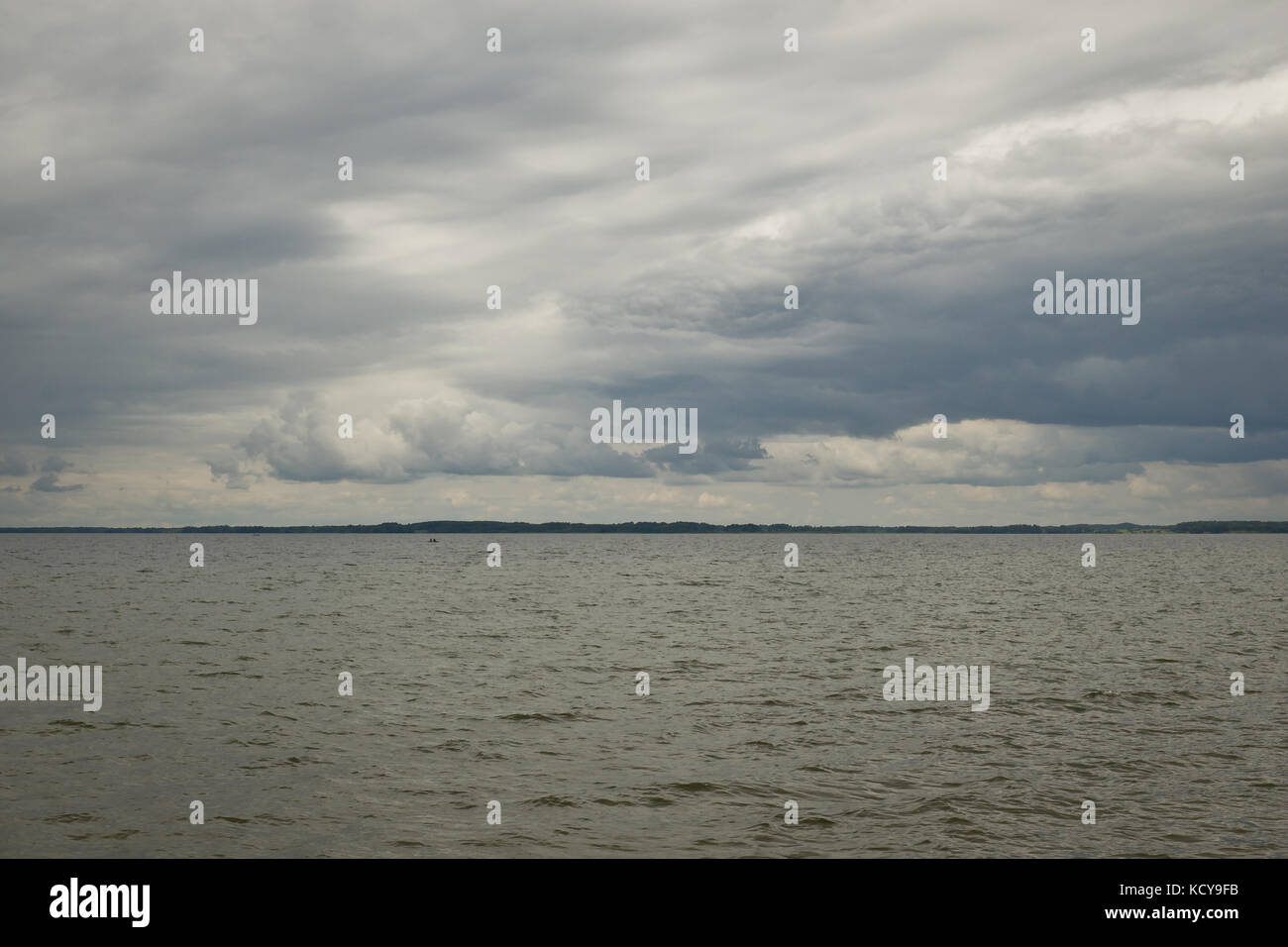 Grey day, Latvia Stock Photo - Alamy
