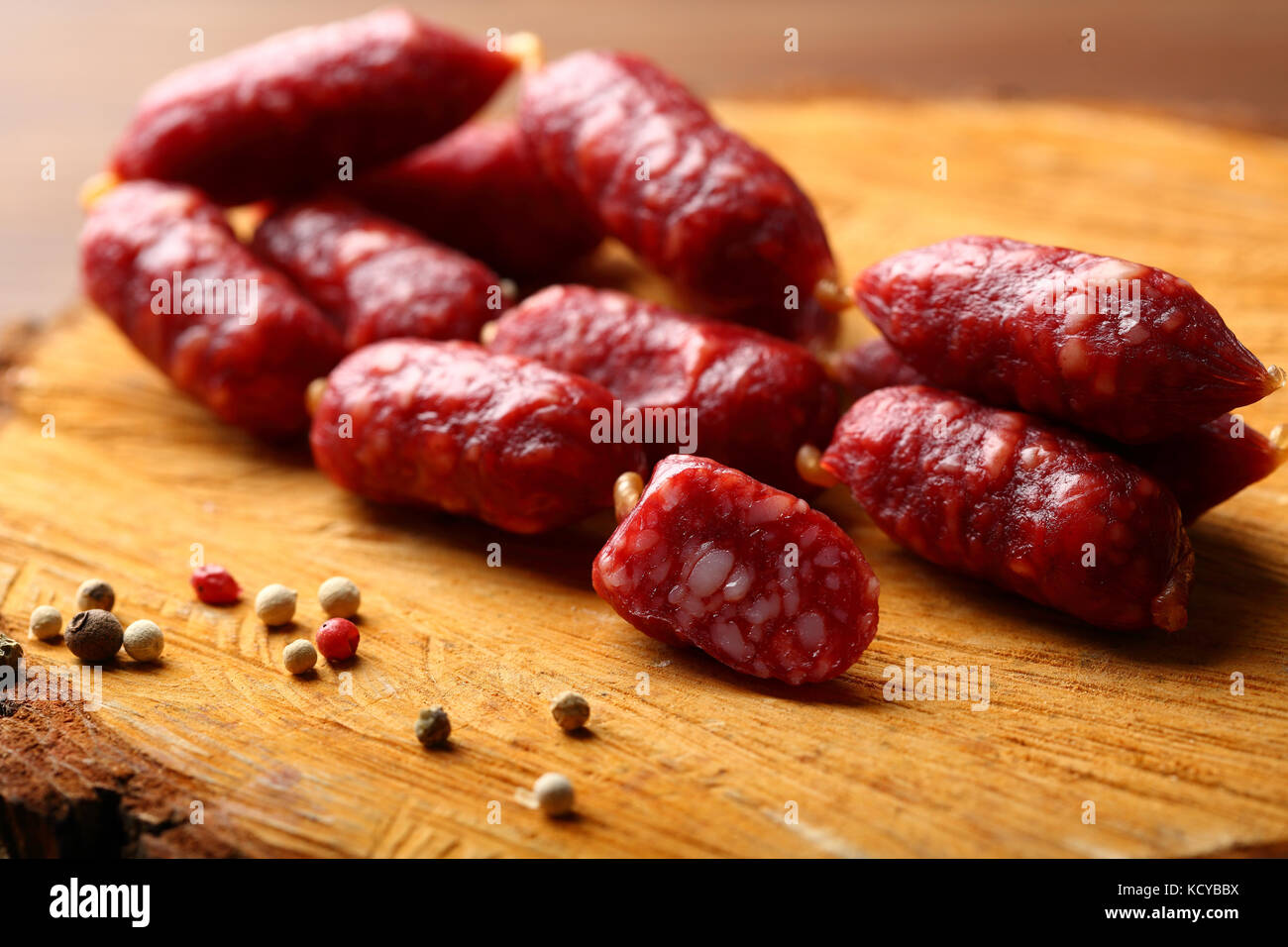 Raw grill sausage, food closeup Stock Photo - Alamy