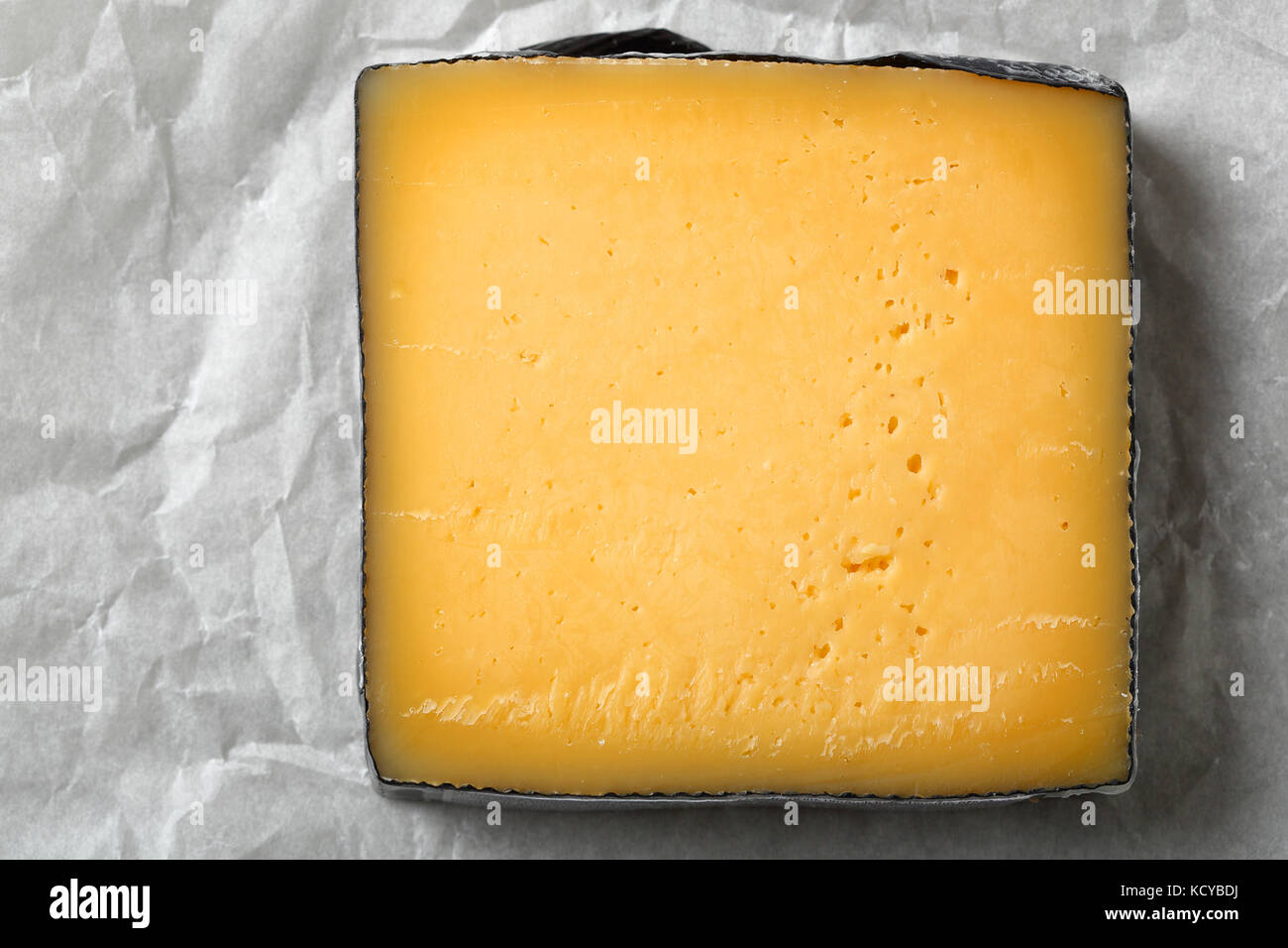 Slice of cheese, food above Stock Photo - Alamy