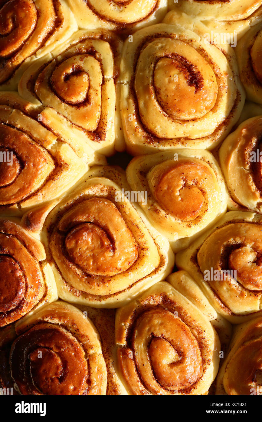 Sweet buns pattern, food above Stock Photo - Alamy