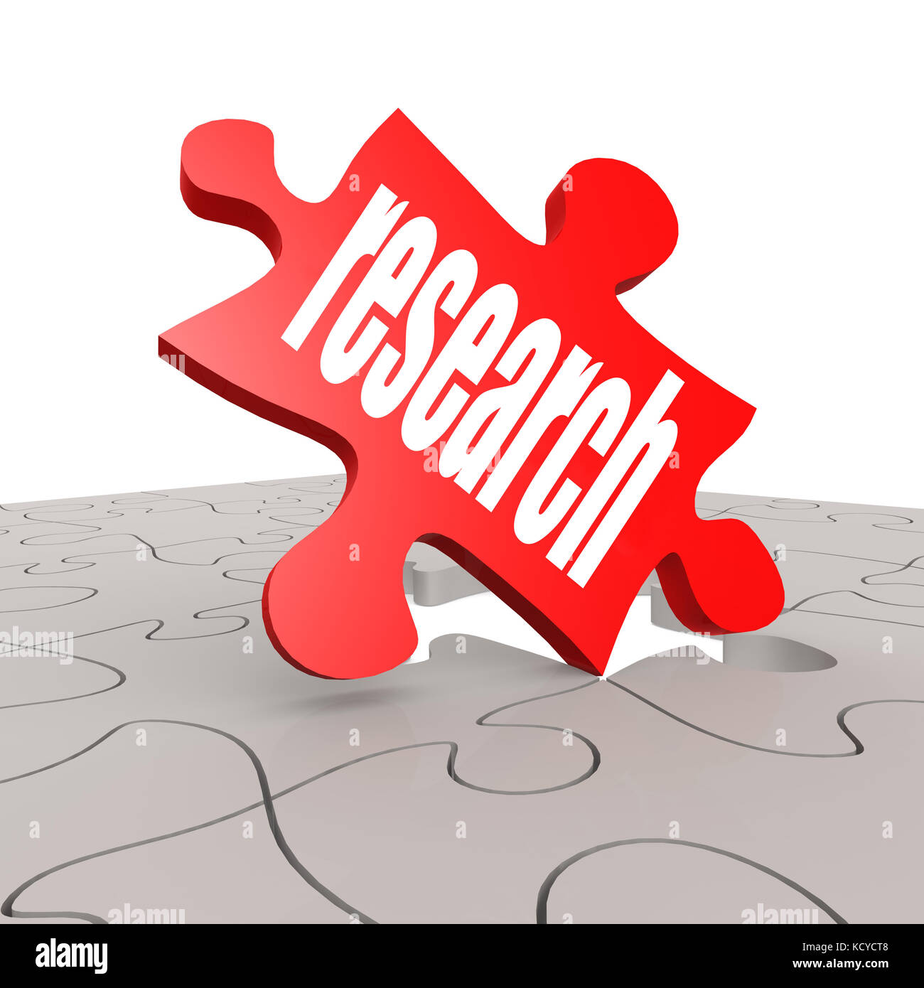 Research word with puzzle background image with hi-res rendered artwork ...
