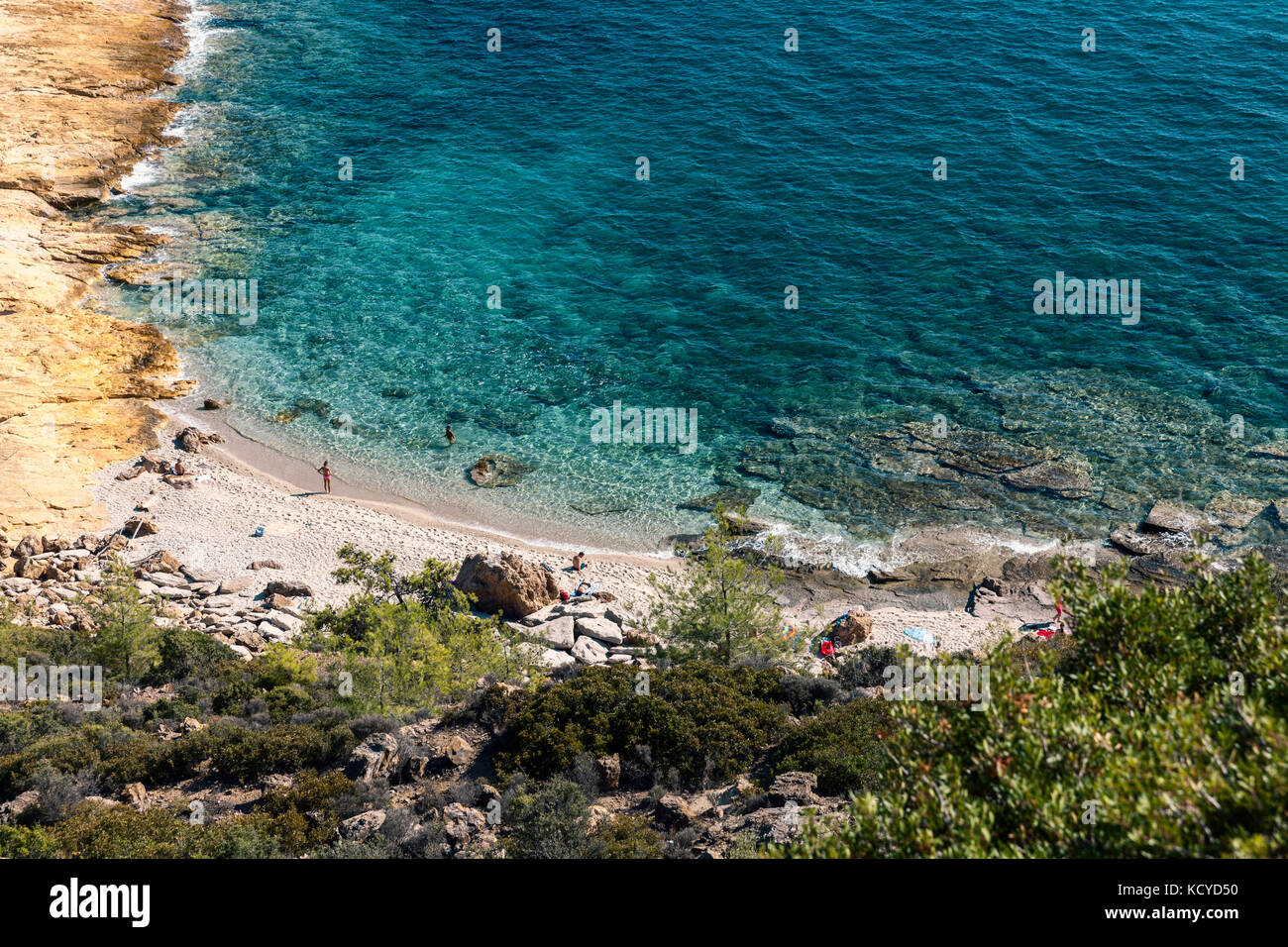 stone beach on sea at summer Stock Photo - Alamy