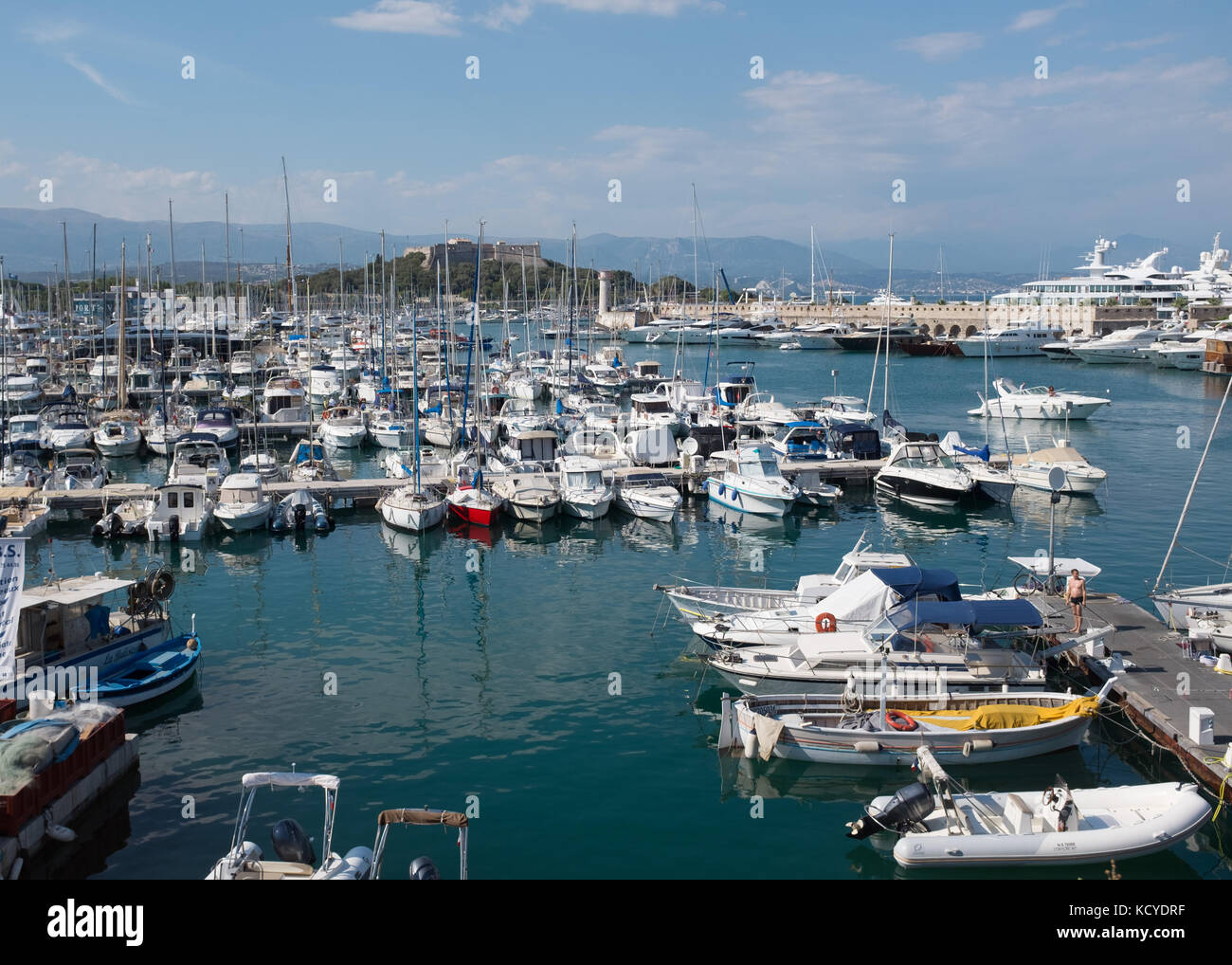 Antibes port vauban hi-res stock photography and images - Alamy