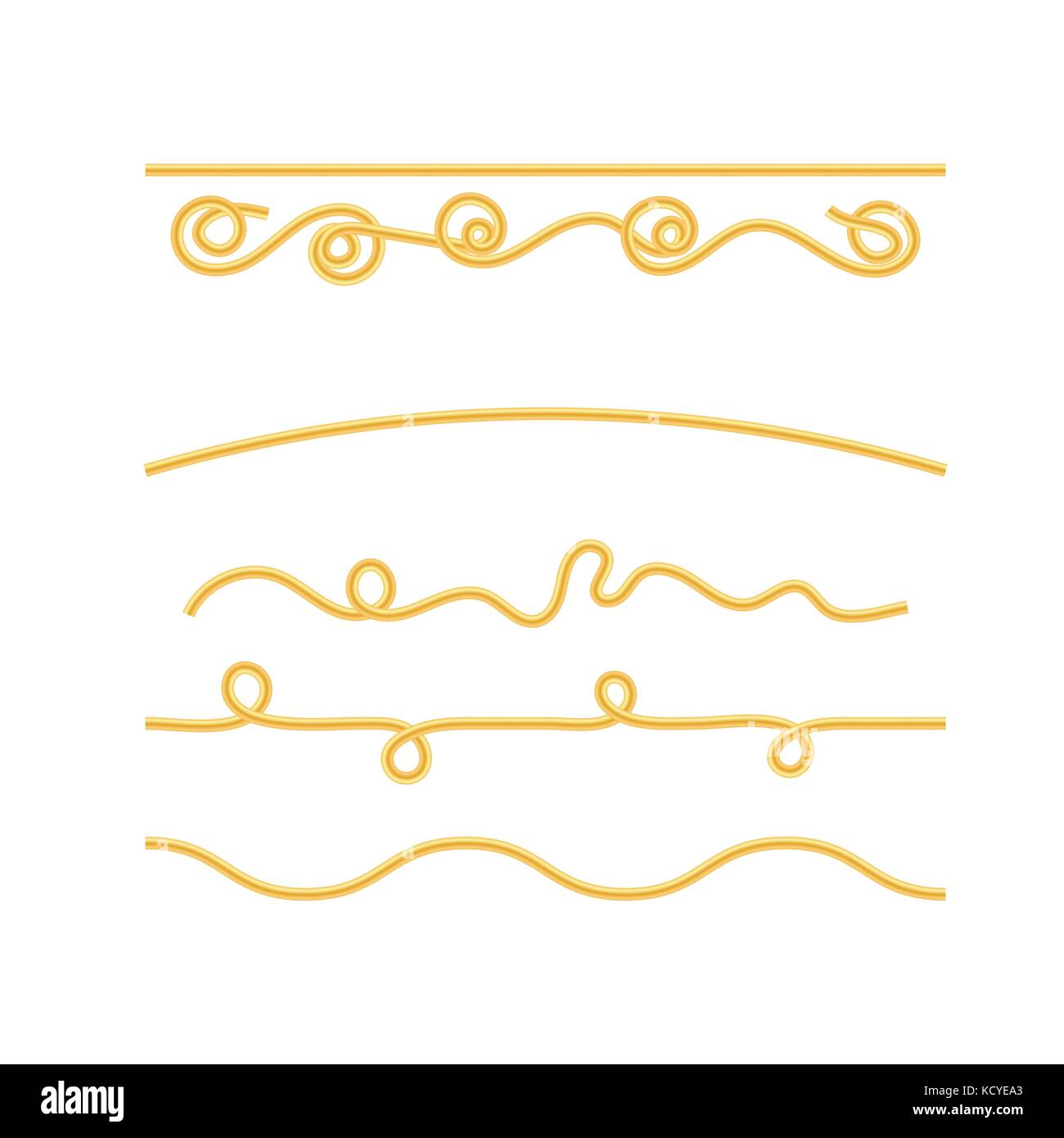 Raw spaghetti wheat Stock Vector Images - Alamy