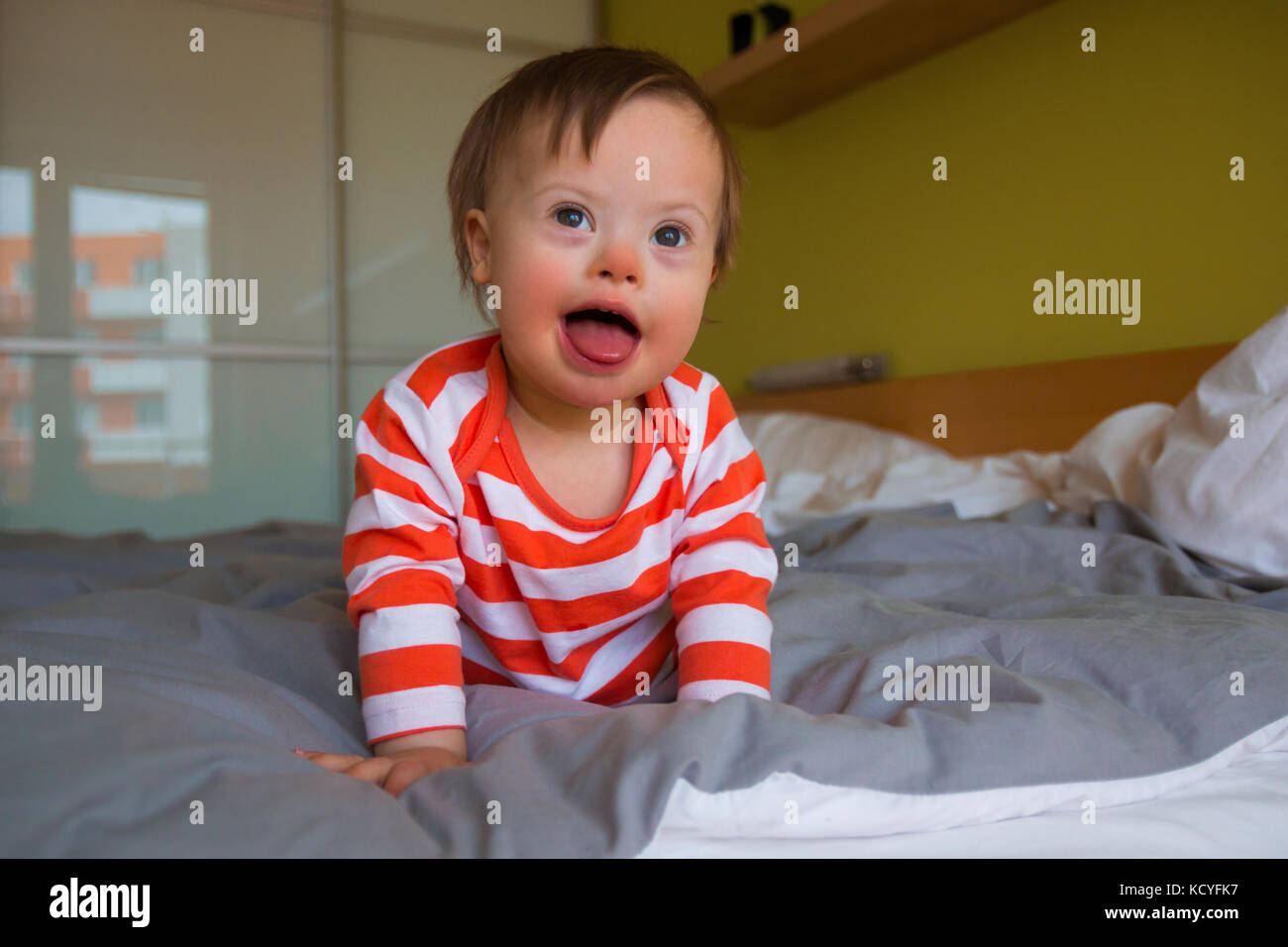 Portrait Of Cute Baby Boy With Down Syndrome Stock Photo Alamy Portrait Of Cute Baby Boy With Down Syndrome Stock Photo Alamy
