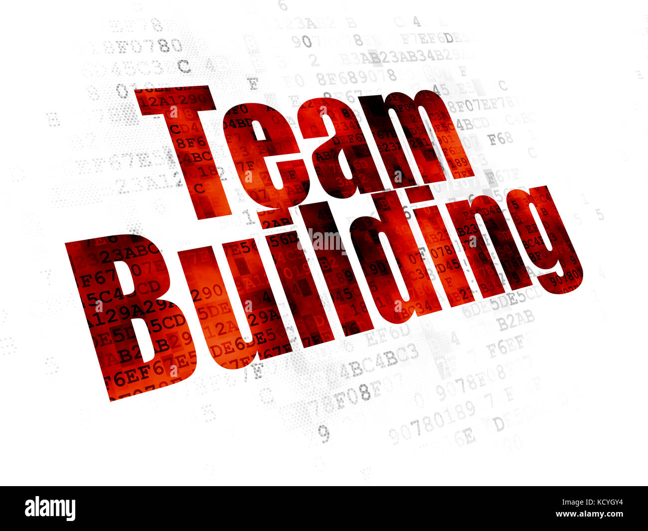 Business concept: Team Building on Digital background Stock Photo - Alamy
