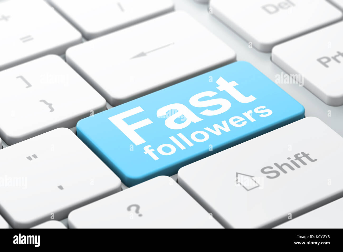 Business concept: Fast Followers on computer keyboard background Stock ...