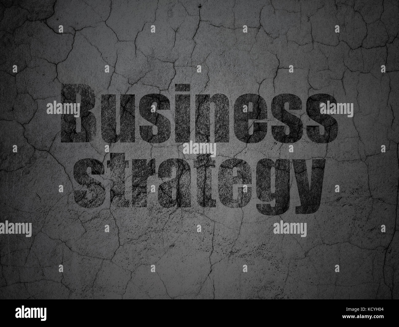 Business concept: Business Strategy on grunge wall background Stock ...