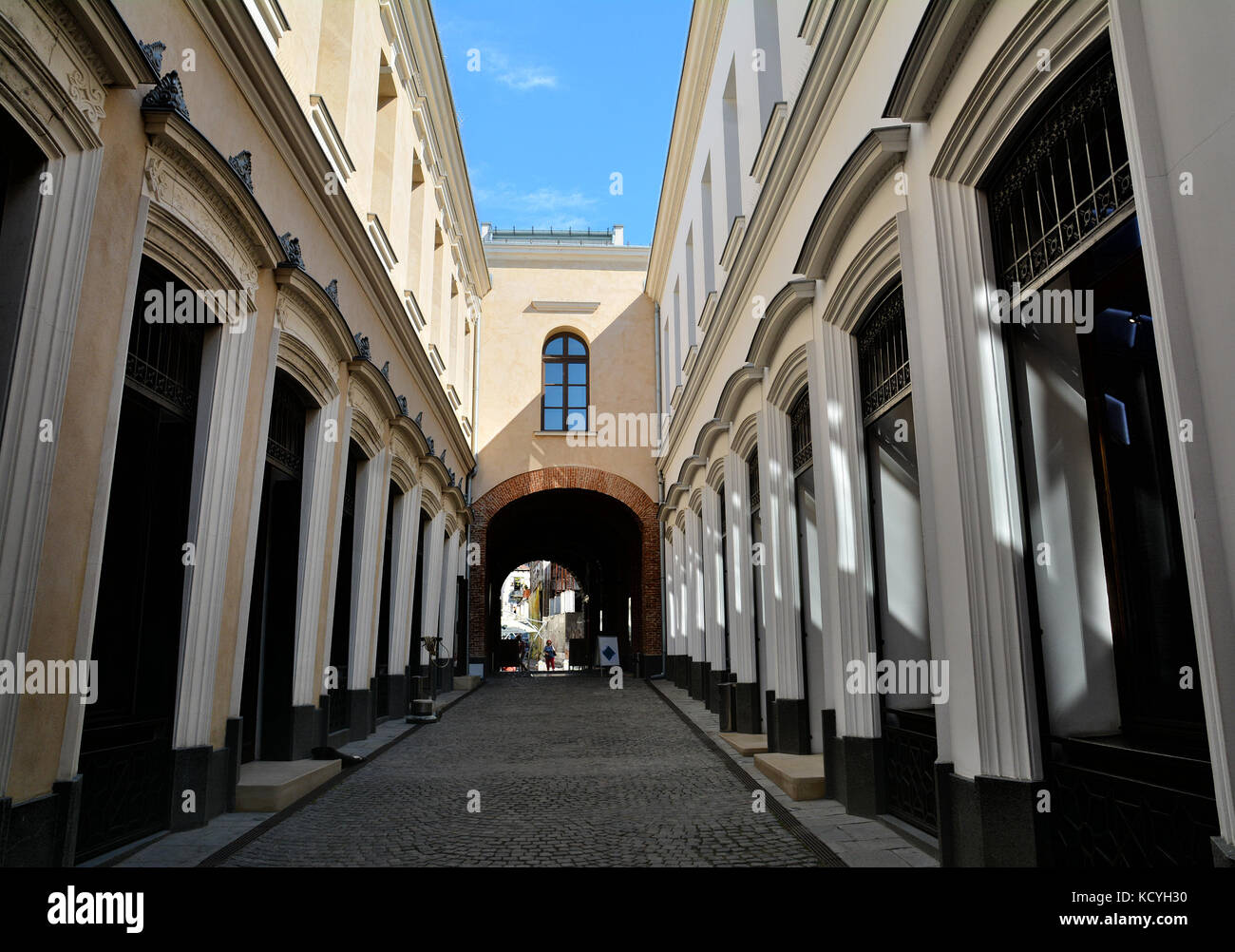 Old town of Bucharest, Lipscani District with amazing atmosphere ...