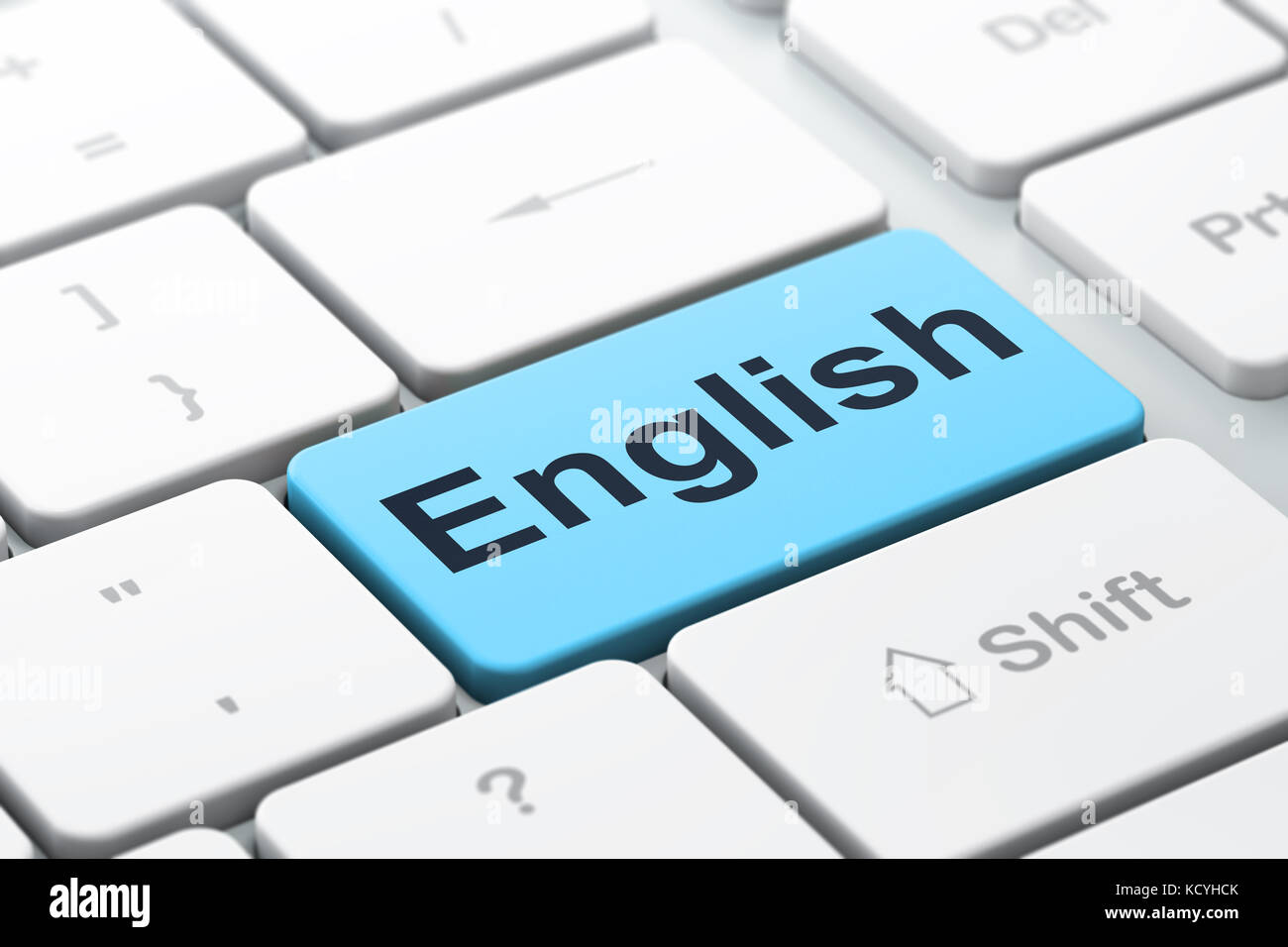 Education concept: English on computer keyboard background Stock Photo ...