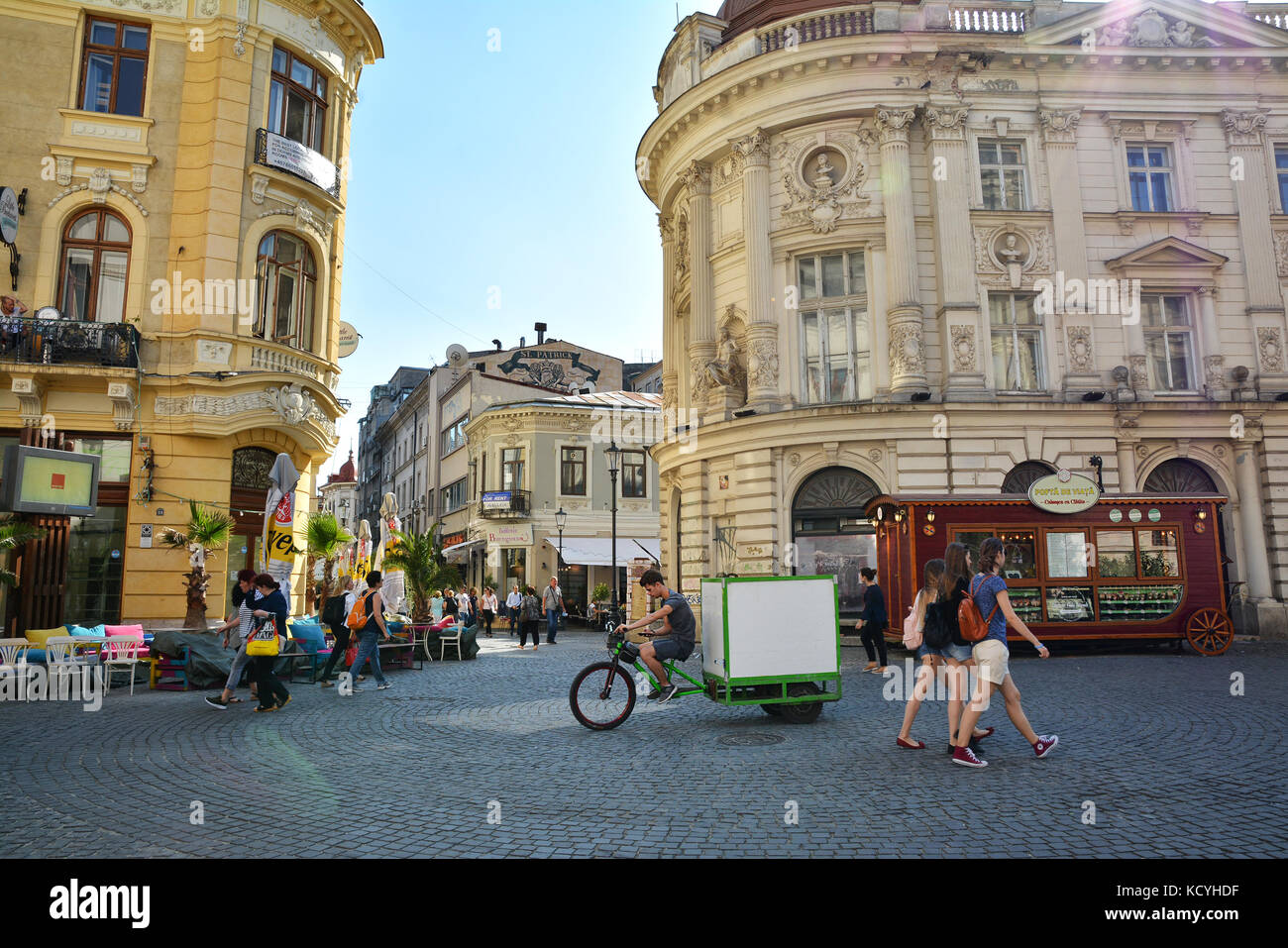 Old town bucharest hi-res stock photography and images - Alamy