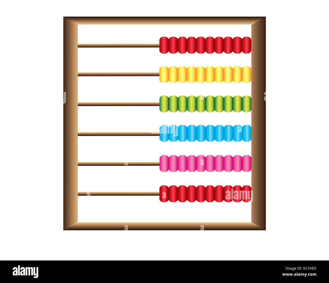 Abacus icon vector Cut Out Stock Images & Pictures - Alamy