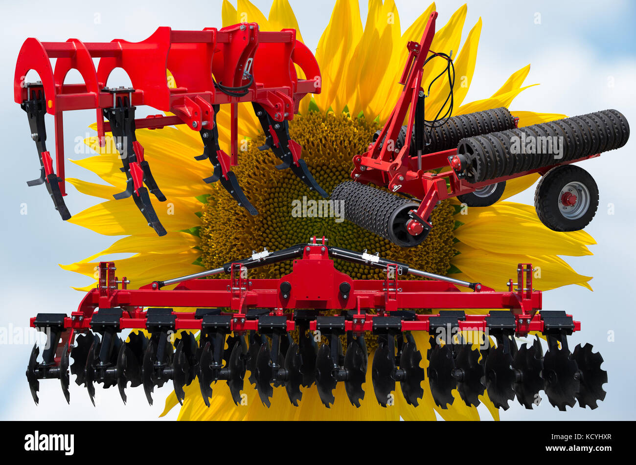 Farm equipment and implements - disc harrow, subsoiler, flat lifter and ...