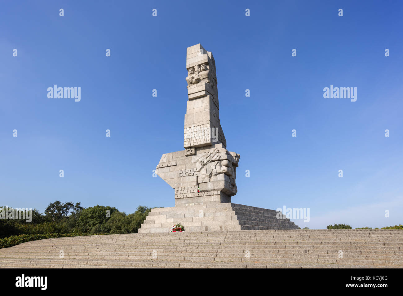 Monument in memory of the Polish defenders of the World War II at ...