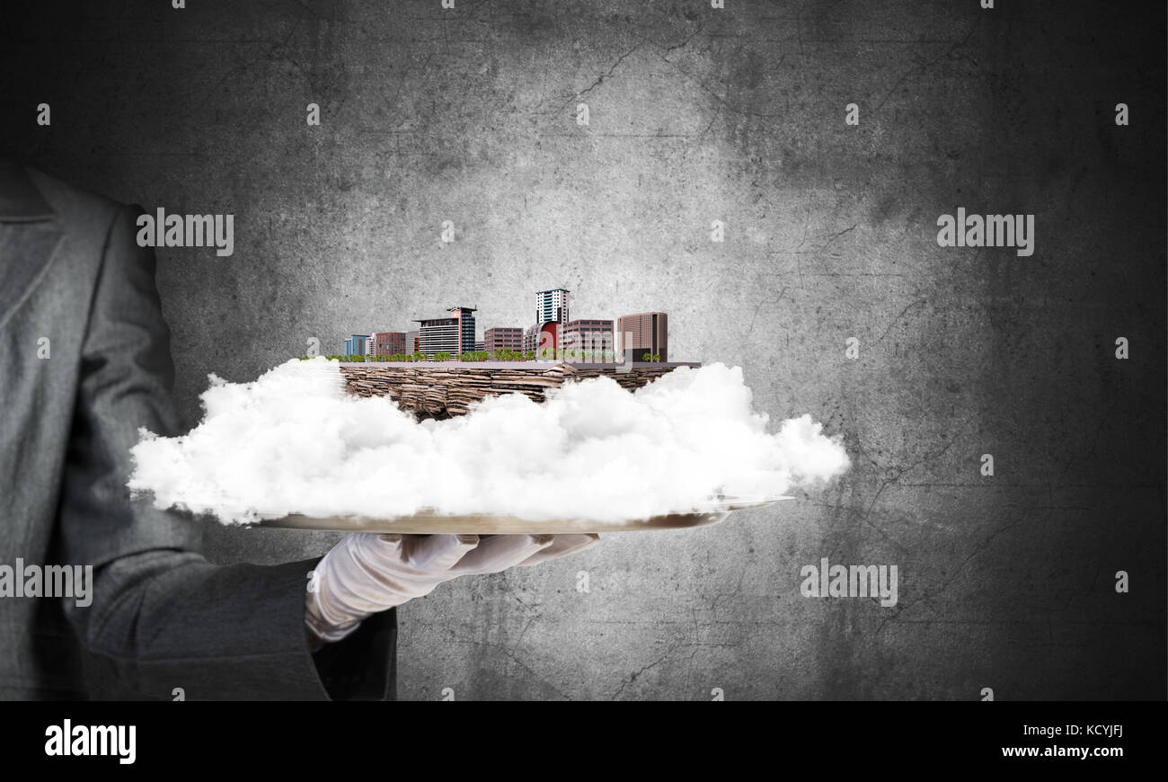 Concept of modern urban development Stock Photo - Alamy