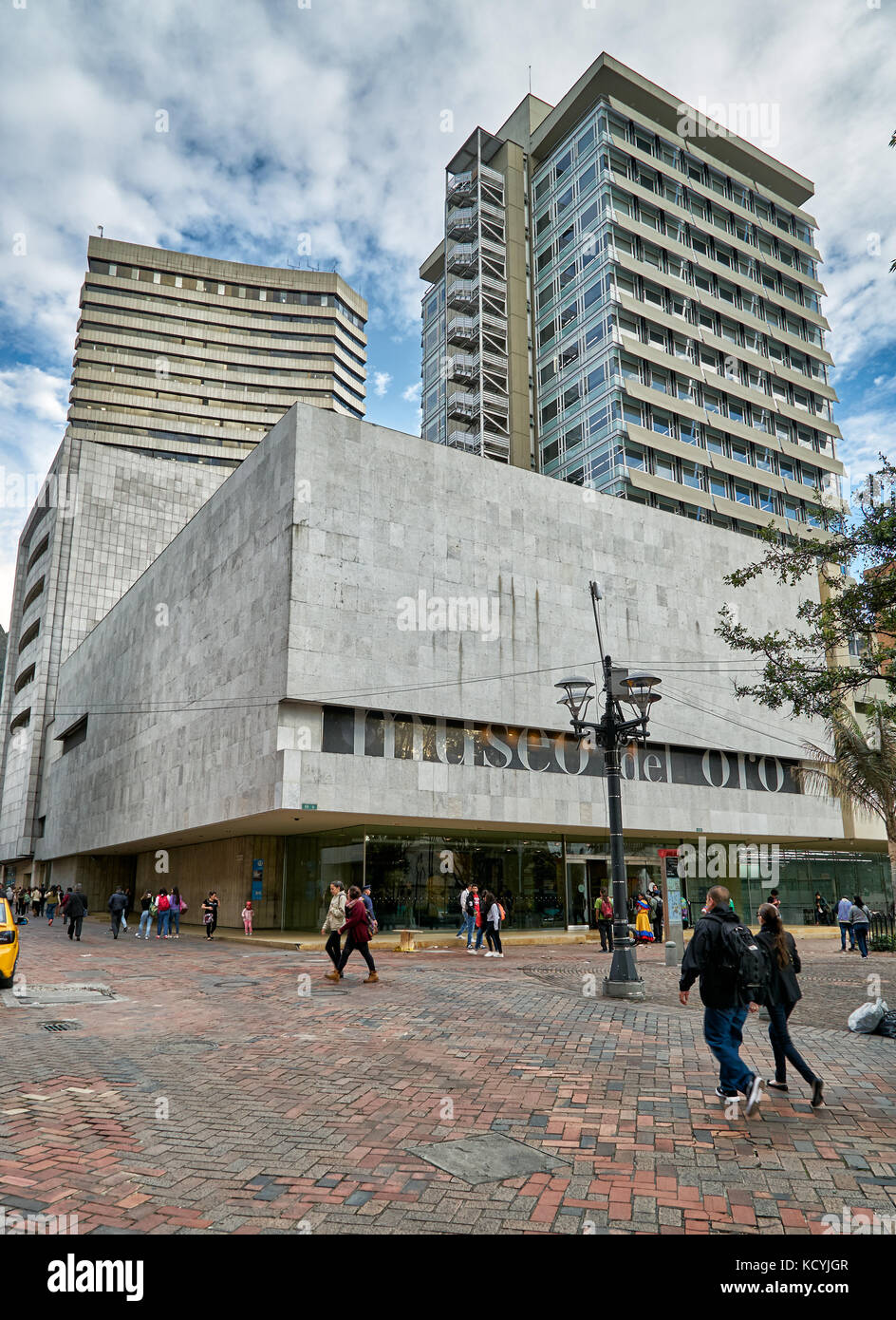 outside view of Gold Museum or Museo del Oro, Bogota, Colombia, South ...