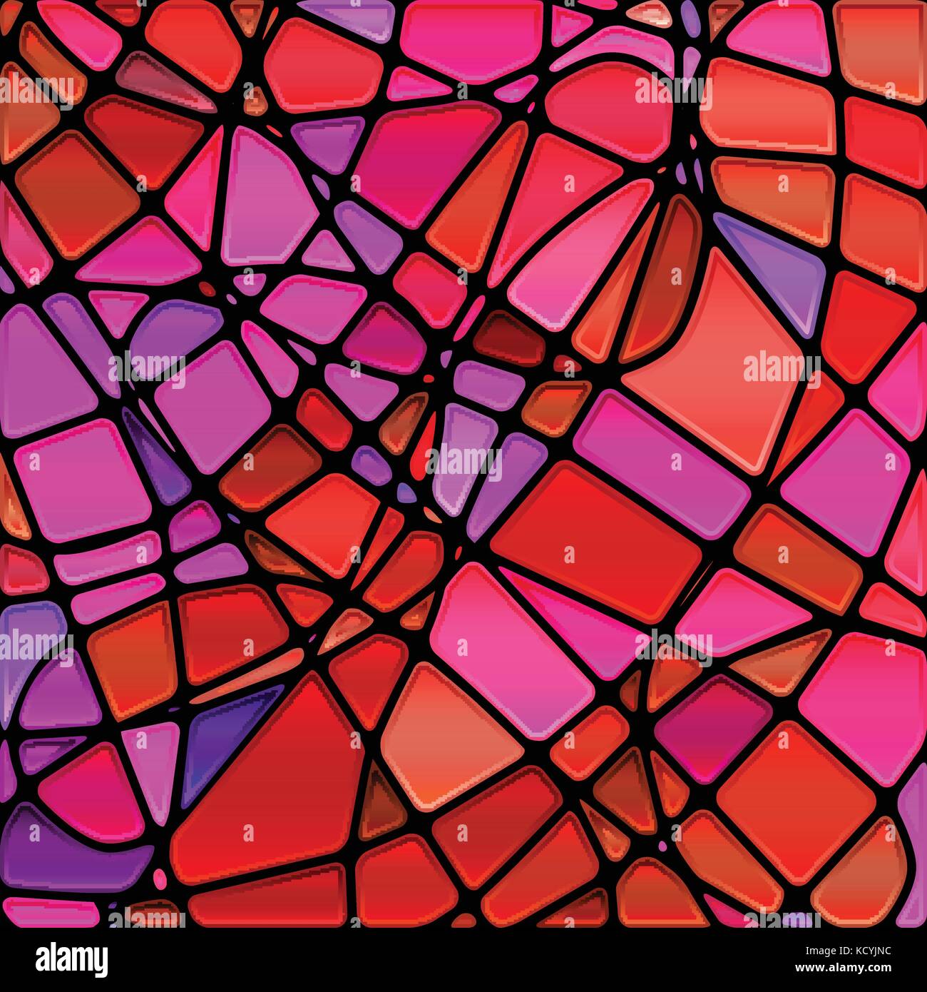 abstract vector stained-glass mosaic background Stock Vector Image ...