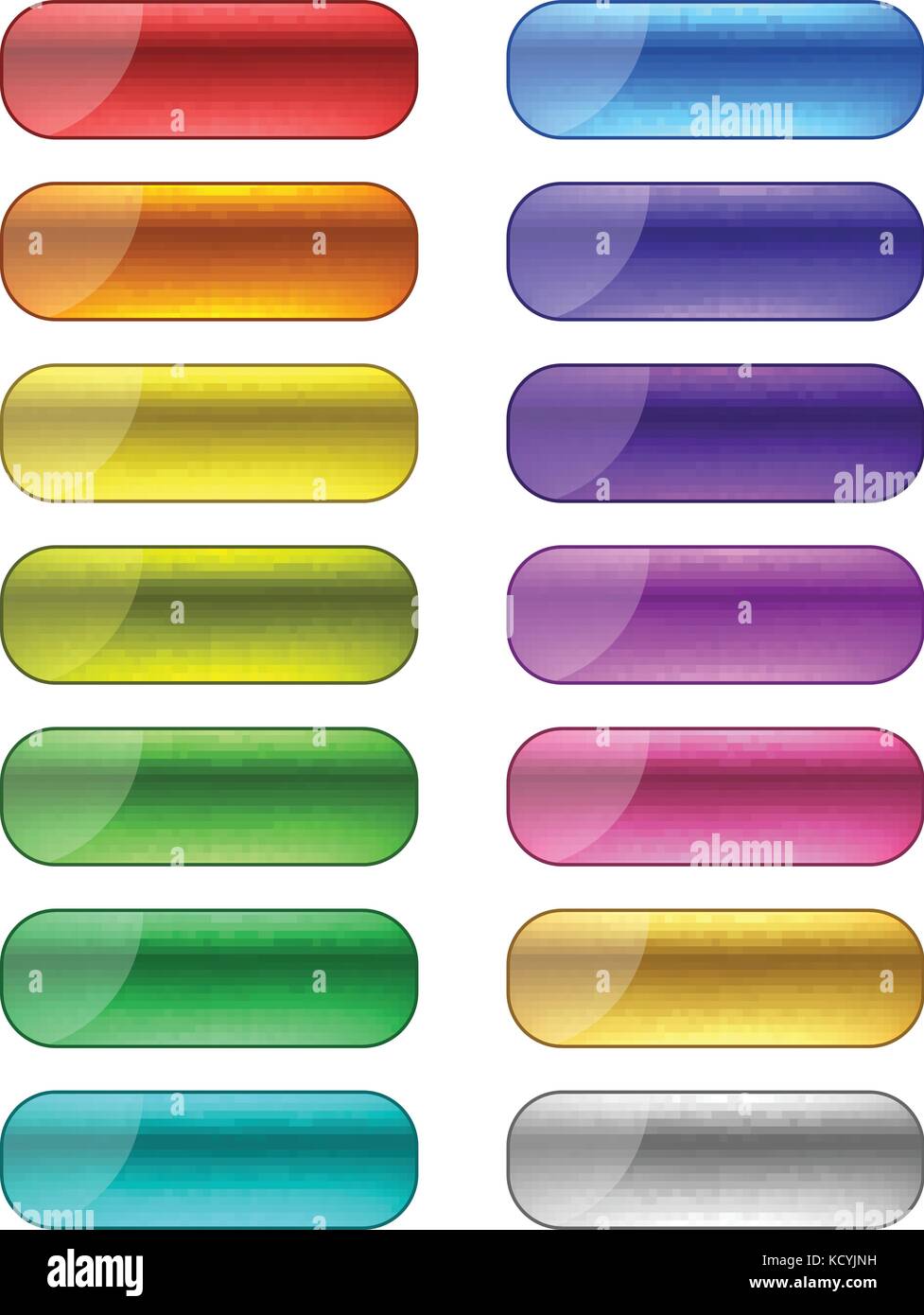 vector web buttons set Stock Vector Image & Art - Alamy