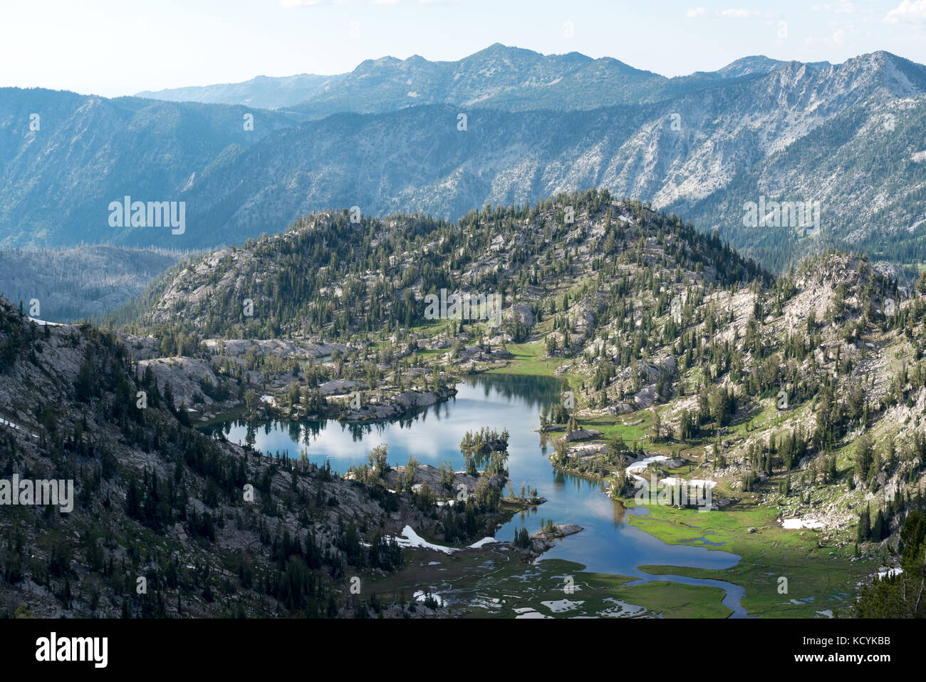 Swamp Lake, Eagle Cap Wilderness, Oregon Stock Photo - Alamy