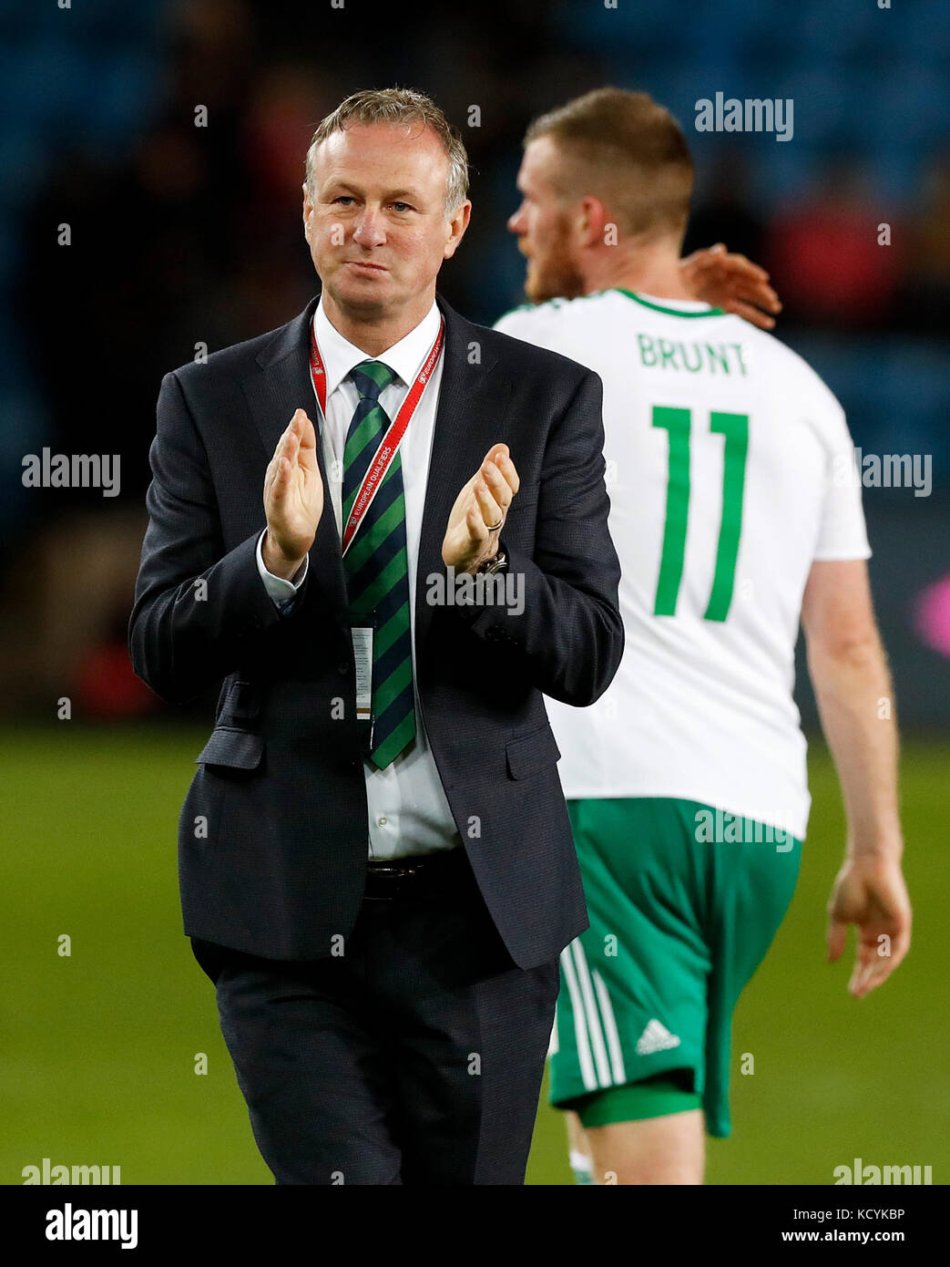 Northern Ireland manager Michael O'Neill after the 2018 FIFA World Cup ...