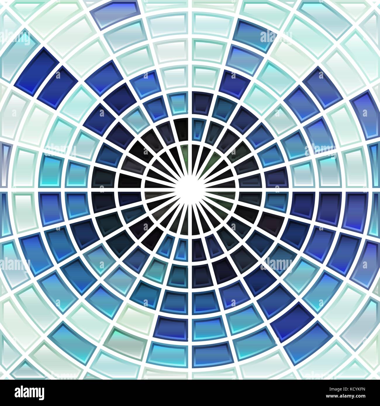 abstract vector stained-glass mosaic background - light blue Stock ...