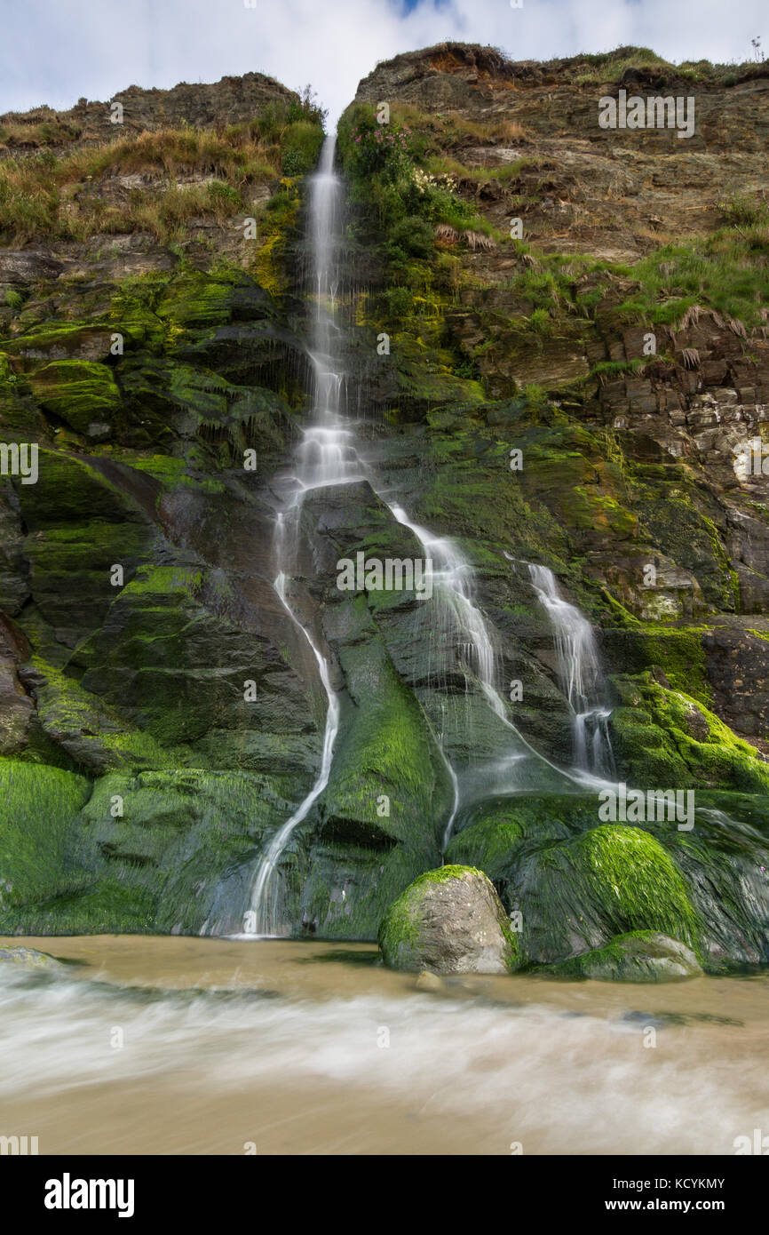 Waterfall on cliffs in hi-res stock photography and images - Alamy
