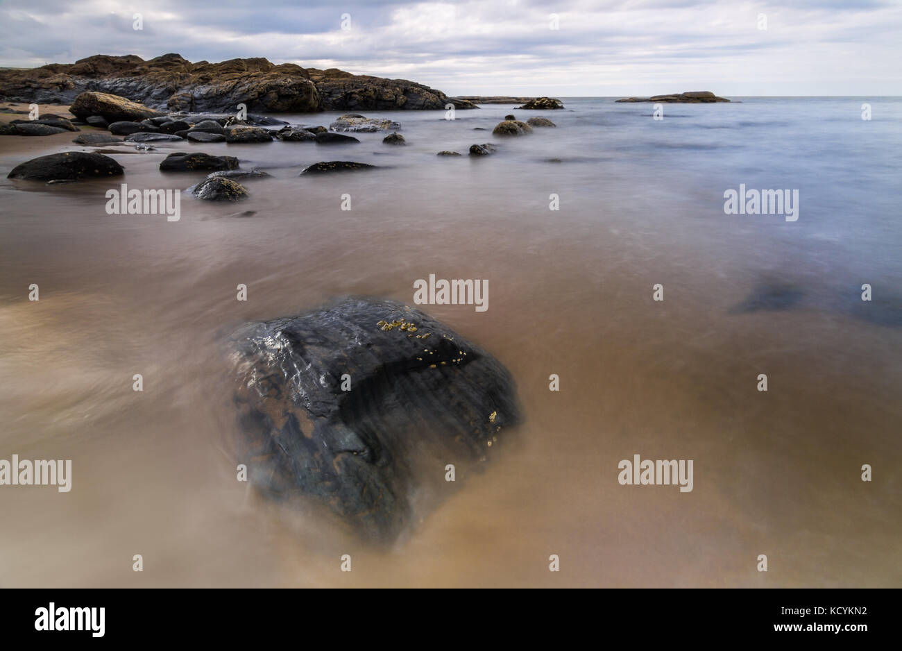 Tresaith beach and coastline in Wales, UK Stock Photo - Alamy