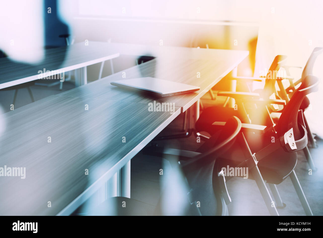 Woman blurred at desk in office hi-res stock photography and images - Alamy