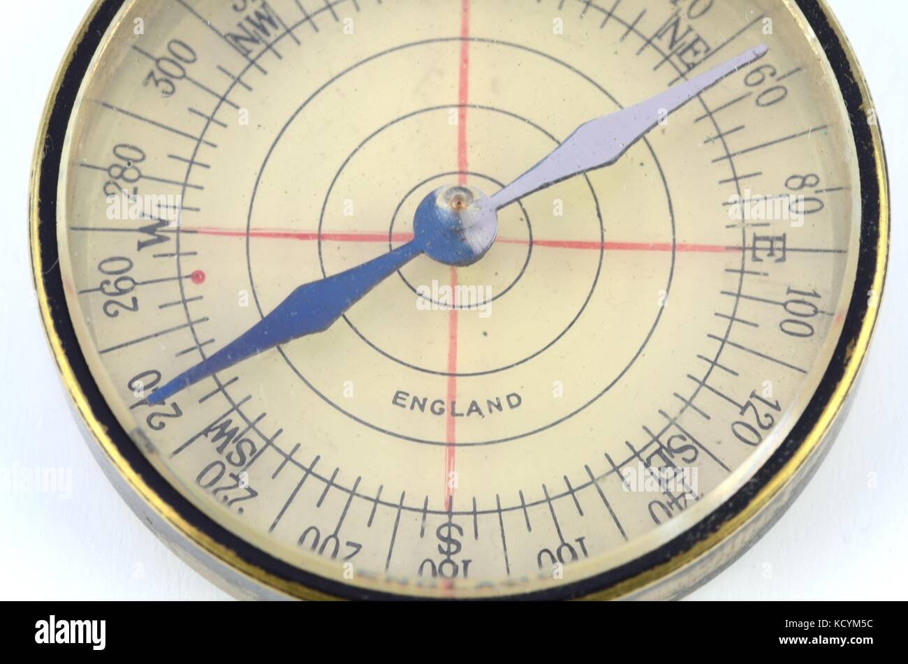 Close up of WW1 British Army field compass Stock Photo - Alamy