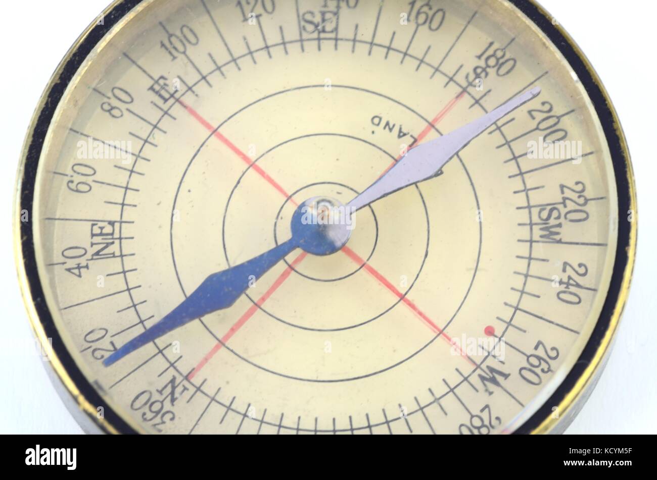 Close up of WW1 British Army field compass Stock Photo - Alamy