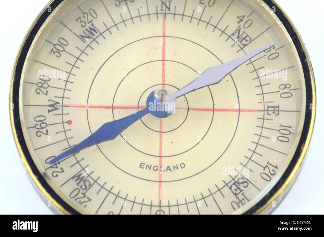 Close up of WW1 British Army field compass Stock Photo - Alamy