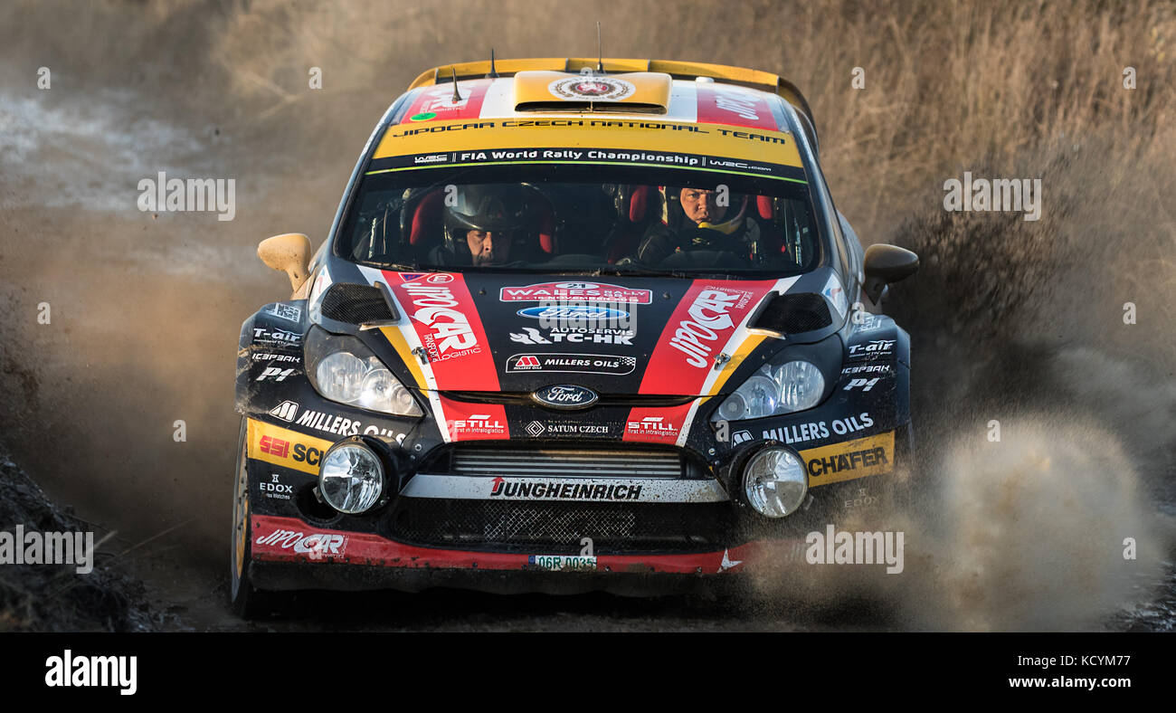 Martin Prokop at the Wales World Rally Championship (WRC) Rally GB in ...