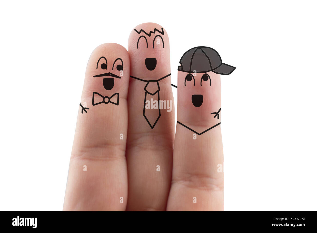 Family of finger puppets hi-res stock photography and images - Alamy