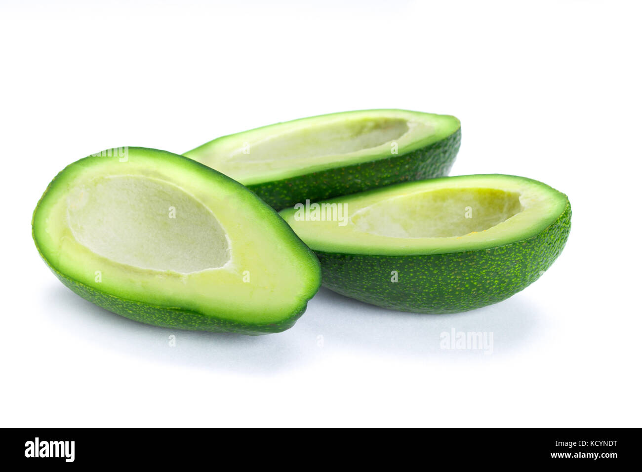 avocado on a white background Stock Photo - Alamy