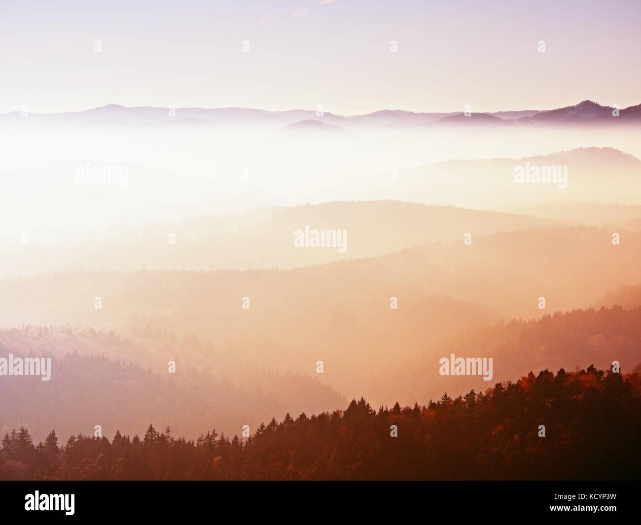 View on a big rounded hill from plane, beautiful fantastic view ...