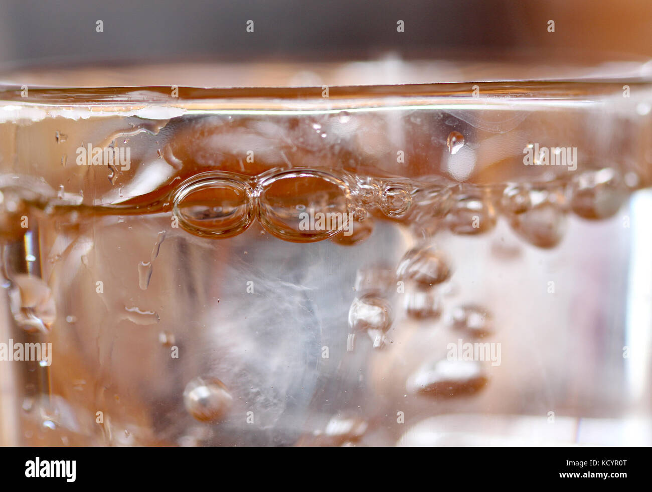 picture of a Glass of water with ice Stock Photo - Alamy