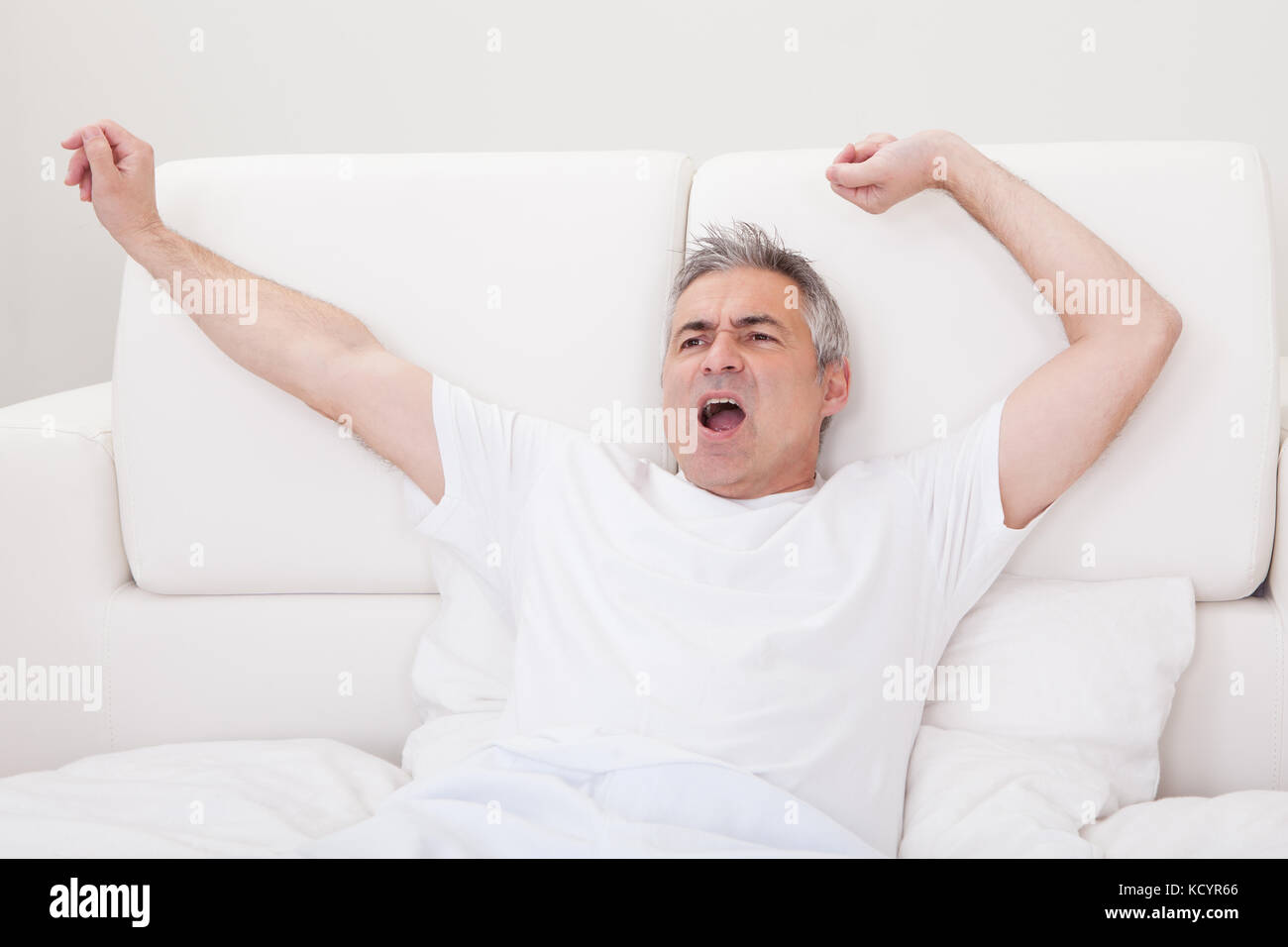 Yawn man hi-res stock photography and images - Alamy